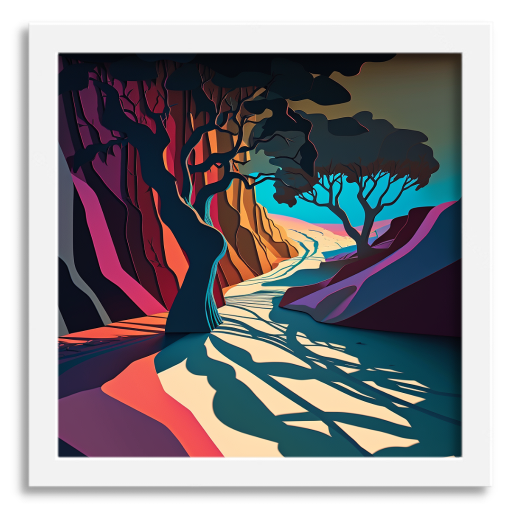 Enchanted Forest Path - Drawify